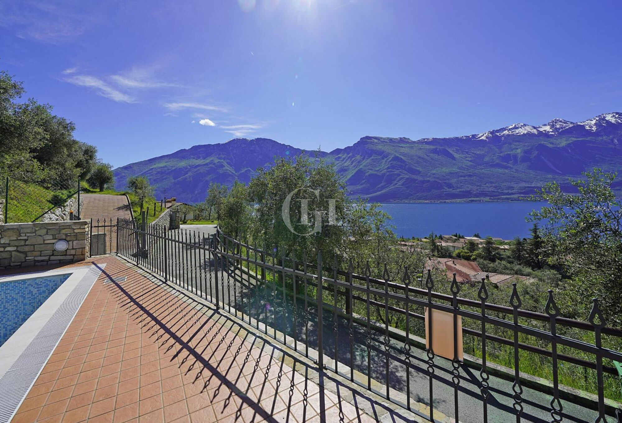 Panoramic villa with pool in Limone on Lake Garda in Limone sul Garda ...